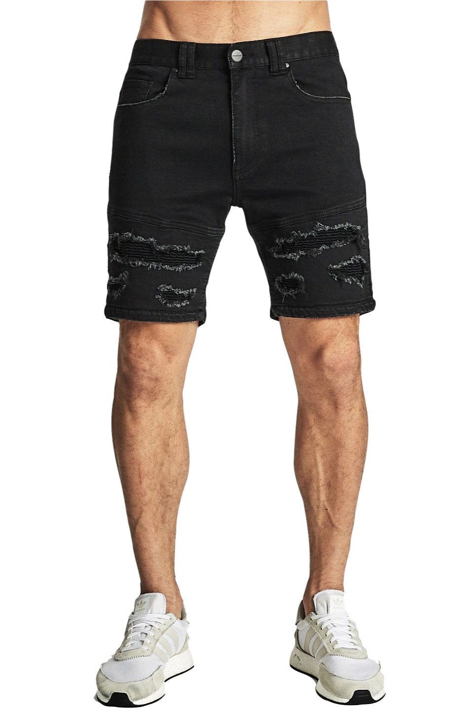 Nena And Pasadena - NXP Combination Short - Jet Black – 88 Jeans