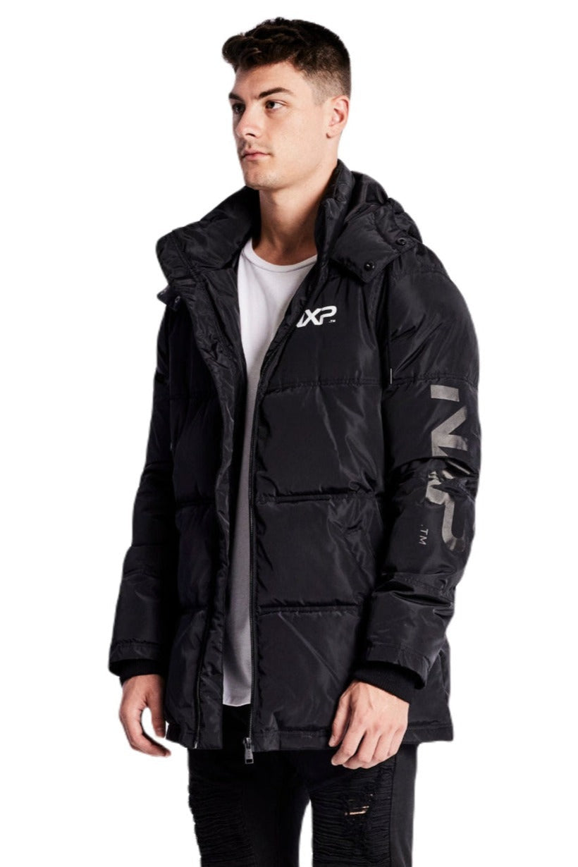 Nena And Pasadena - NXP Paramount Long Line Puffer Jacket - Jet Black ...
