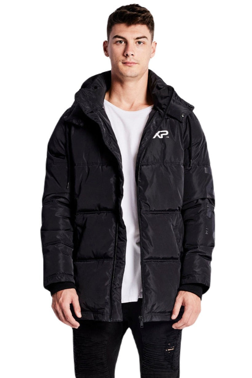 Nena And Pasadena - NXP Paramount Long Line Puffer Jacket - Jet Black ...