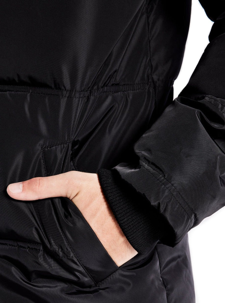 Nena And Pasadena - NXP Paramount Long Line Puffer Jacket - Jet Black ...