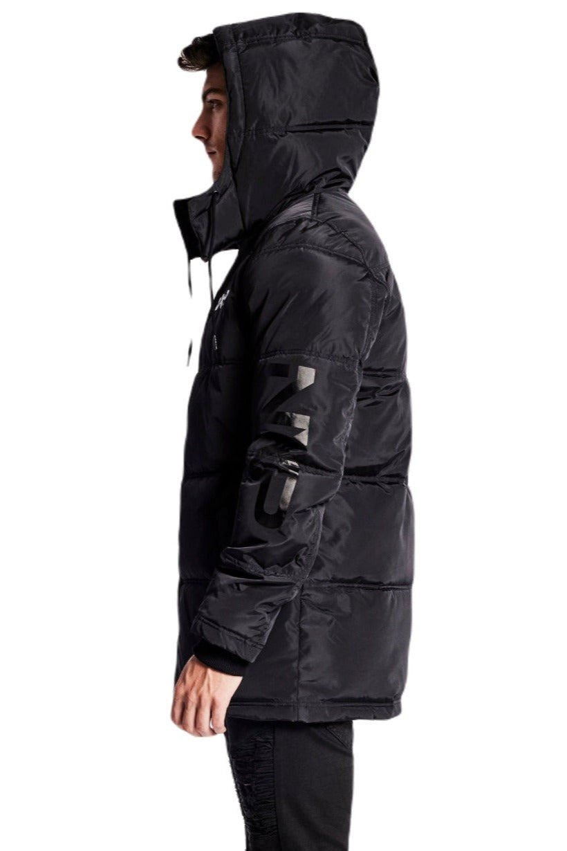 Nena And Pasadena - NXP Paramount Long Line Puffer Jacket - Jet Black ...