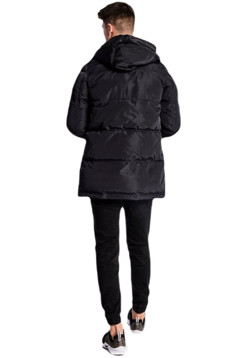 Nena And Pasadena - NXP Paramount Long Line Puffer Jacket - Jet Black ...